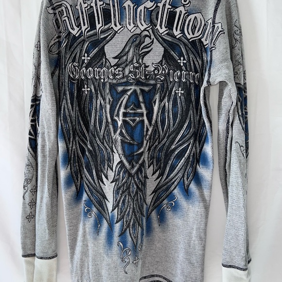 Affliction | Shirts | Affliction Georges St Pierre Reversible Long ...
